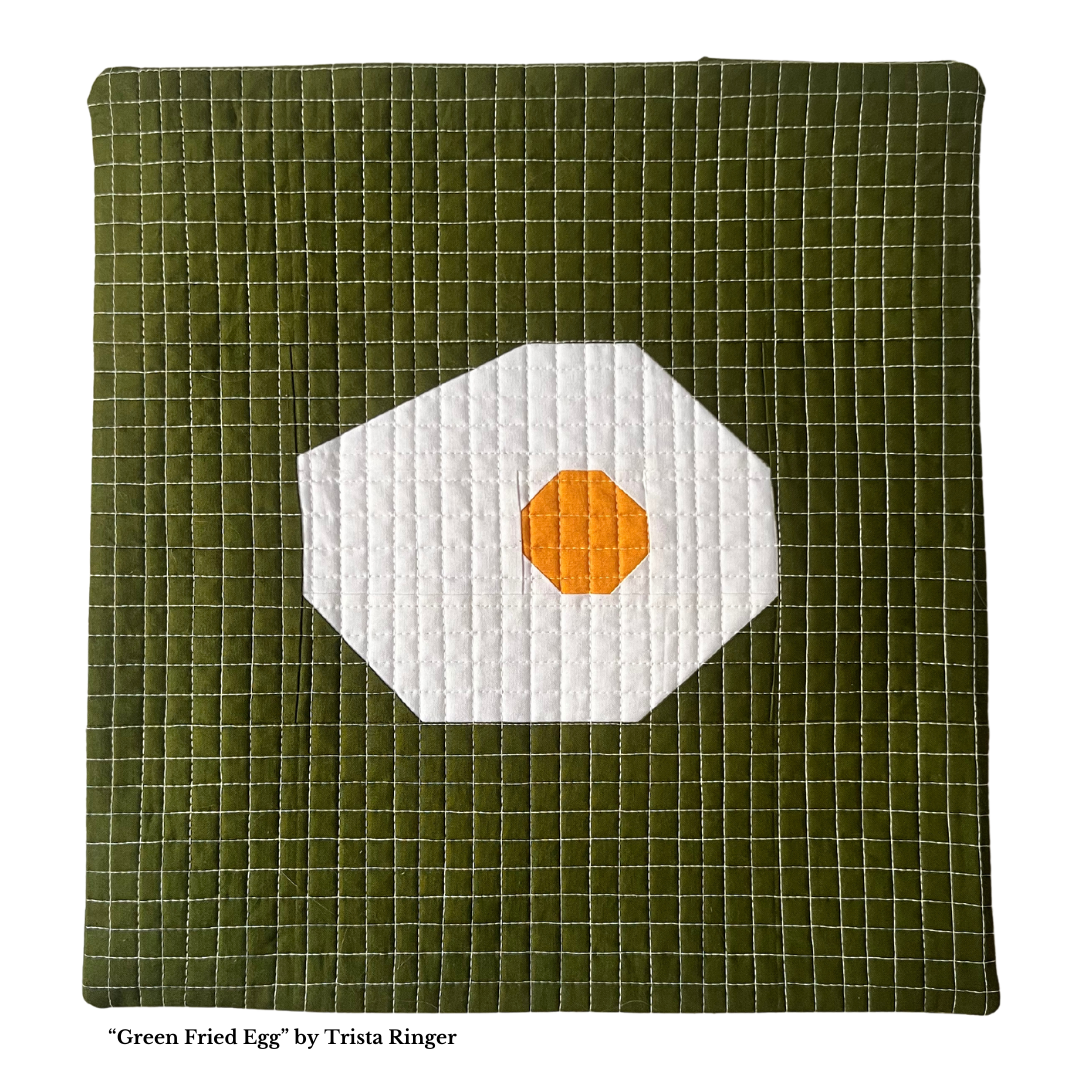 Olive Fried Egg Wall Hanging – Fabric and Feed